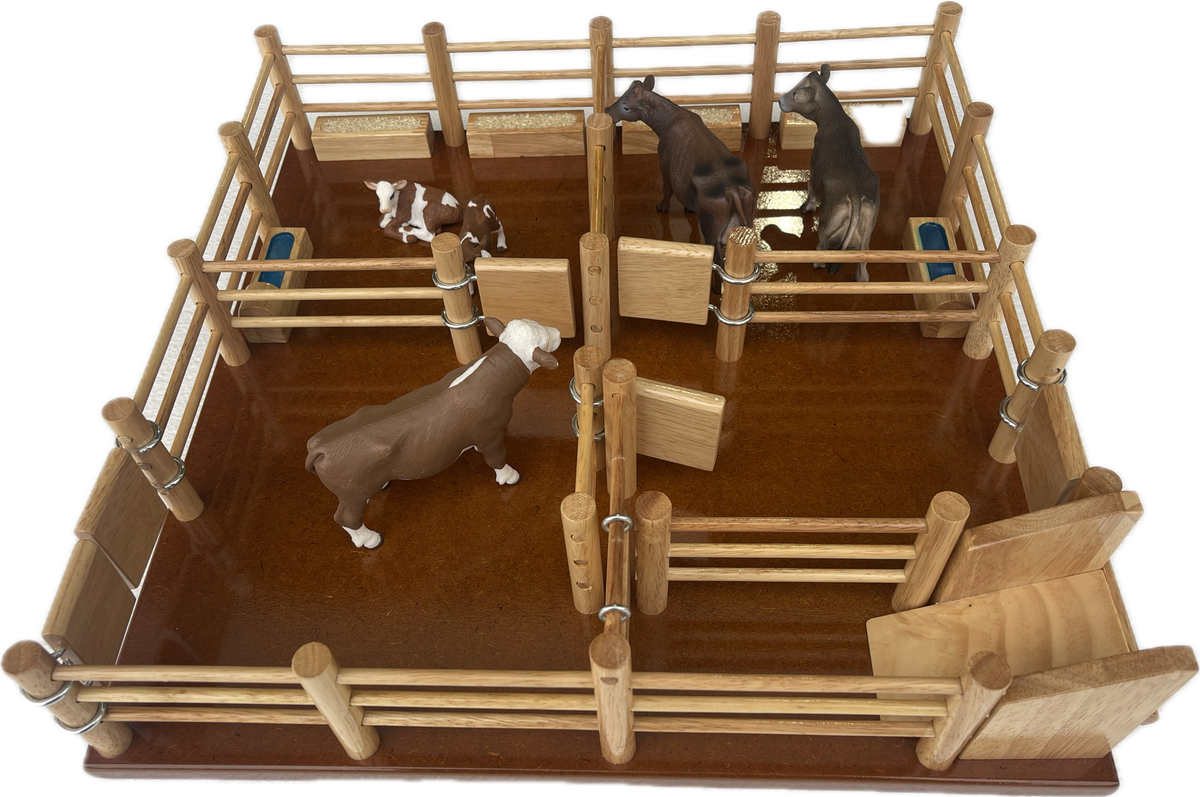 Combo Deal - CY5 Cattle Feedlot Yard & CT3 Cattle Truck - Handmade woo ...