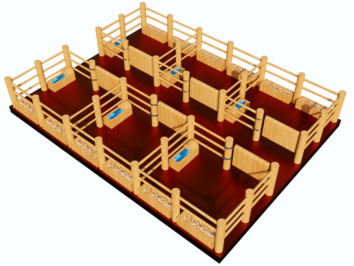 CY7 - Feedlot - Handmade Wooden Toy – Country Toys Australia