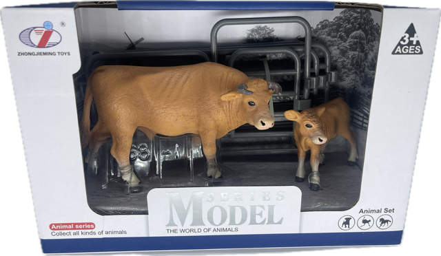 Cattle - CS4 Jersey Bull & Calf - Country Toys – Country Toys Australia