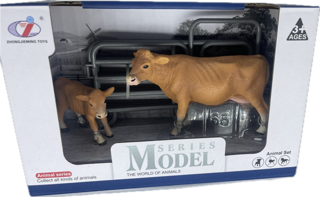 Cattle - CS3 Jersey Cow & Calf - Country Toys – Country Toys Australia