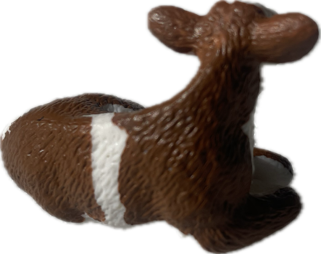 Cattle - Simmental Calf lying - Country Toys – Country Toys Australia