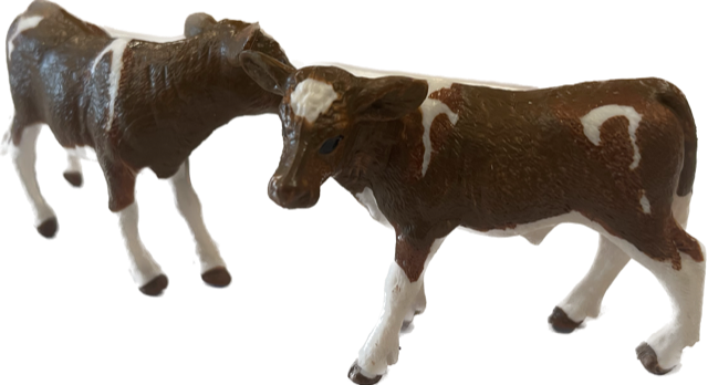 Cattle - Simmental Calf No 3 - Country Toys – Country Toys Australia