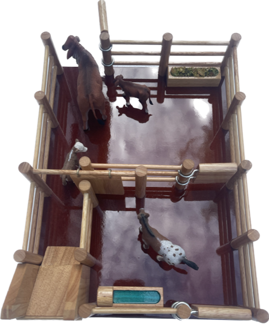 CY1 - Cattle Yard No 1 - Handmade Wooden Toy – Country Toys Australia